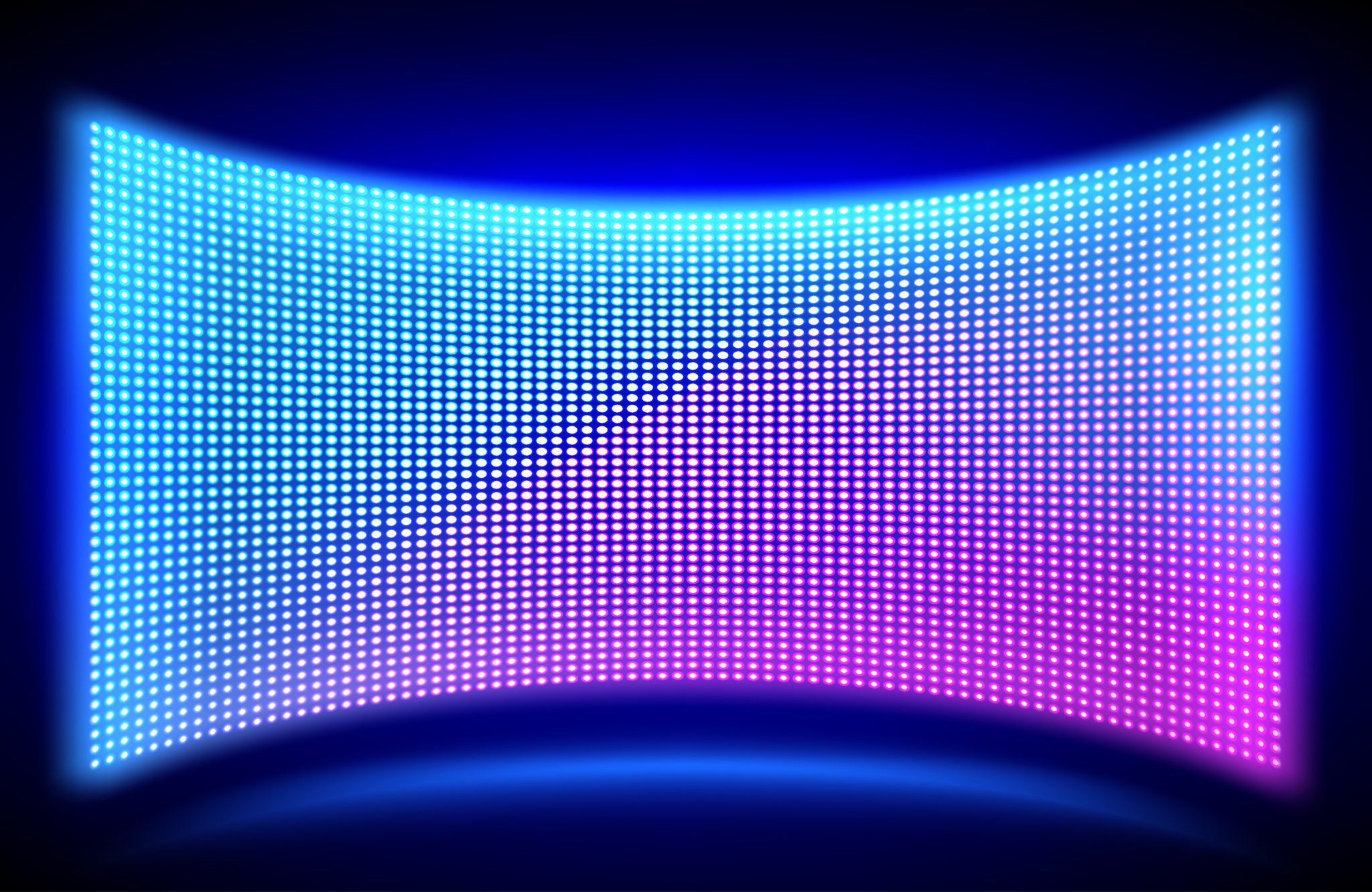 Curved LED Screen for Visually Dynamic Digital Signage